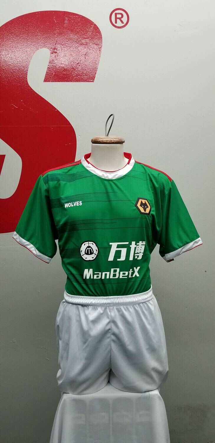 UNIFORME DE FUTBOL WOLVERHAMPTON VISITA 2020 DRI-FIT