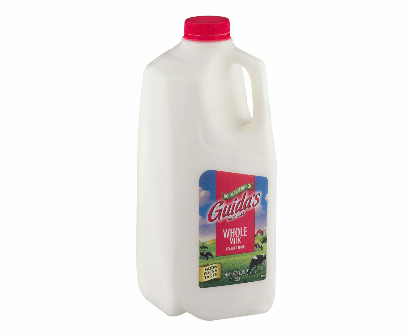 * Guida's Dairy Homogenized Whole Milk 1/2 Gallon