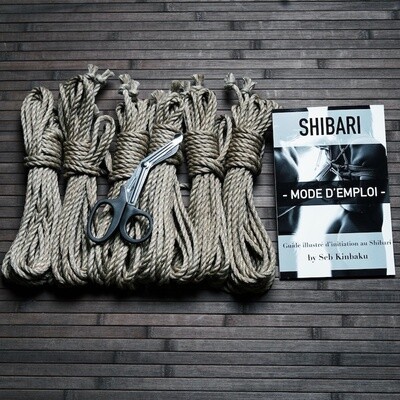 Boutique du shibari par Seb Kinbaku : corde shibari, guide & livre shibari
