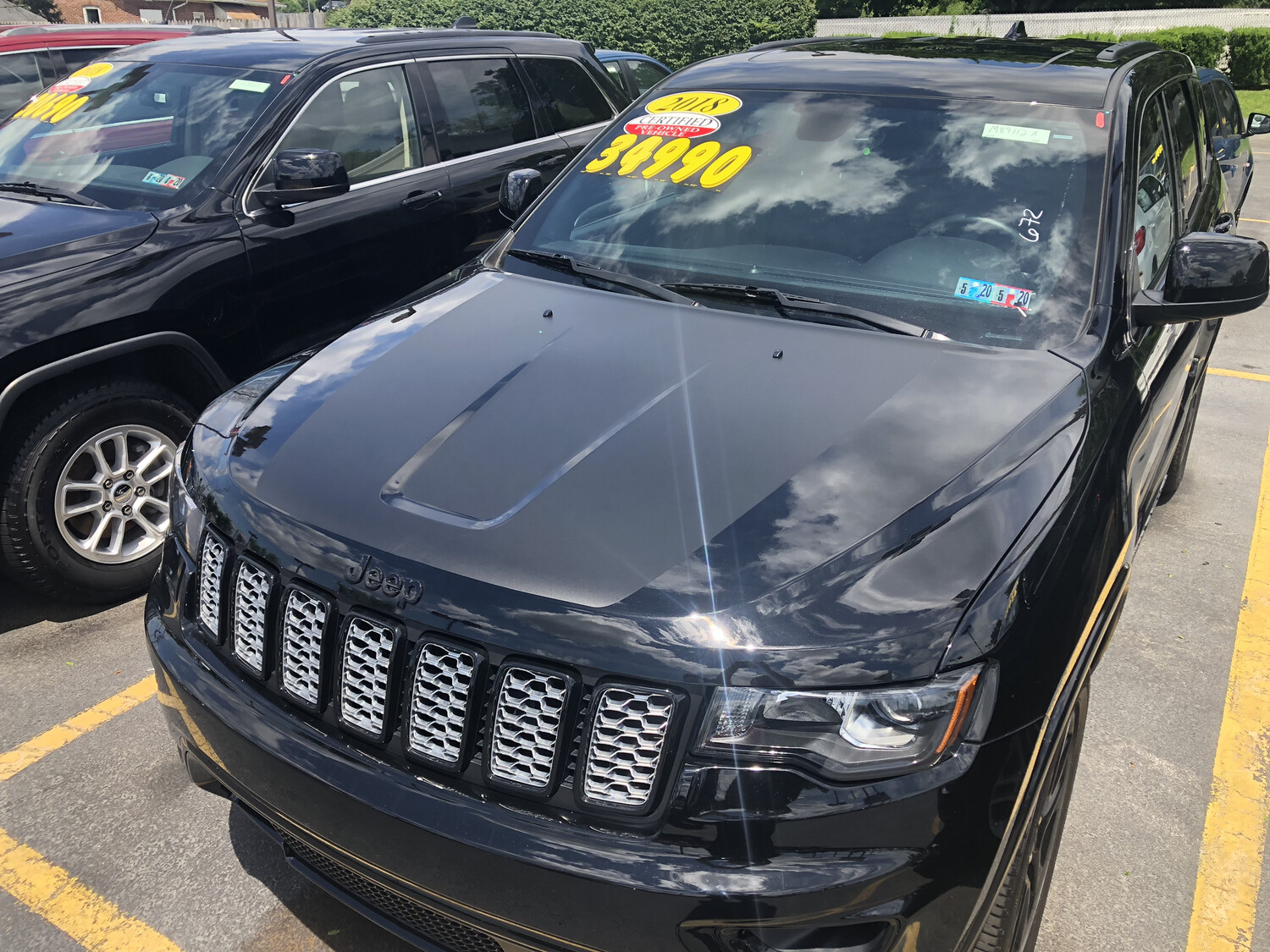 2011 – Up Jeep Grand Cherokee Trailhawk Style Hood Blackout Decals ...