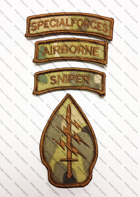 B1743 US Army Special Force - Delta Force Patch With Velcro - Multicam ...