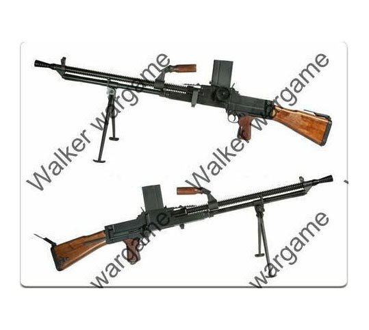 WW2 German Waffen SS LMG ZB VZ 26 Full Metal Real Wood - Airsoft Gun