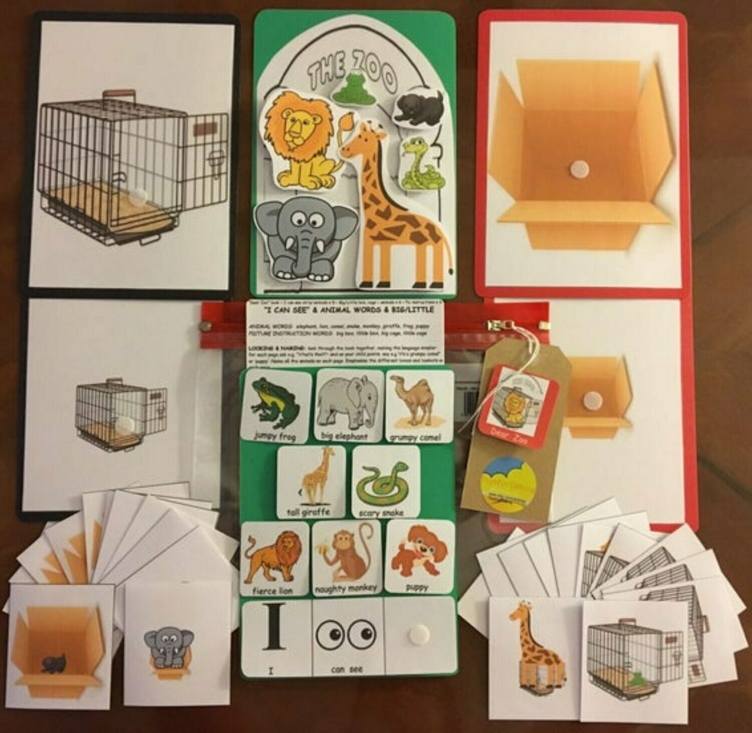 Dear Zoo 3 Word Level Picture Pack (no book)