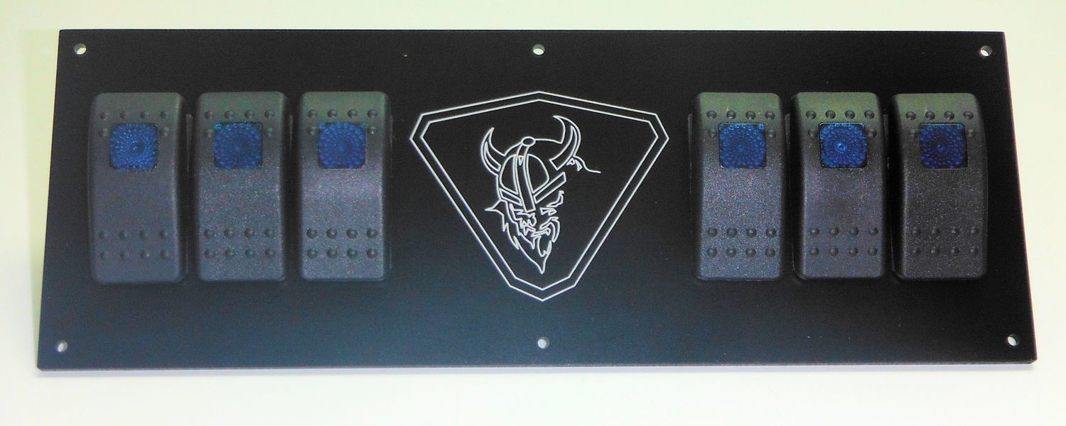 Yamaha Viking Switch Panel With 6 Carling Switches – Concours ...