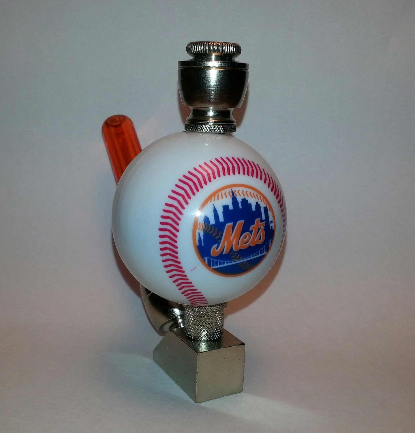 NY Mets MLB Baseball Pipe Wedge Design