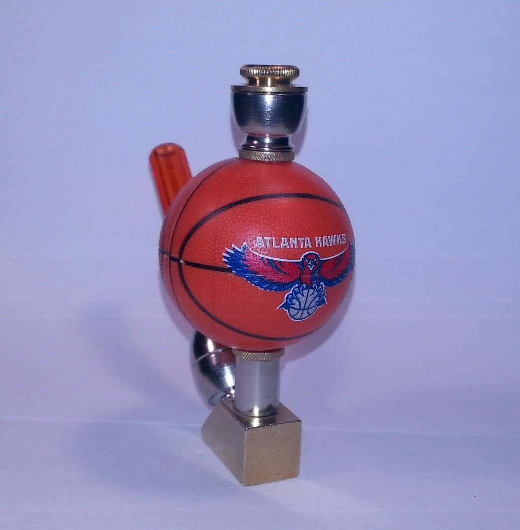 Atlanta Hawks NBA Basketball Pipe Nickel/Brass Finish