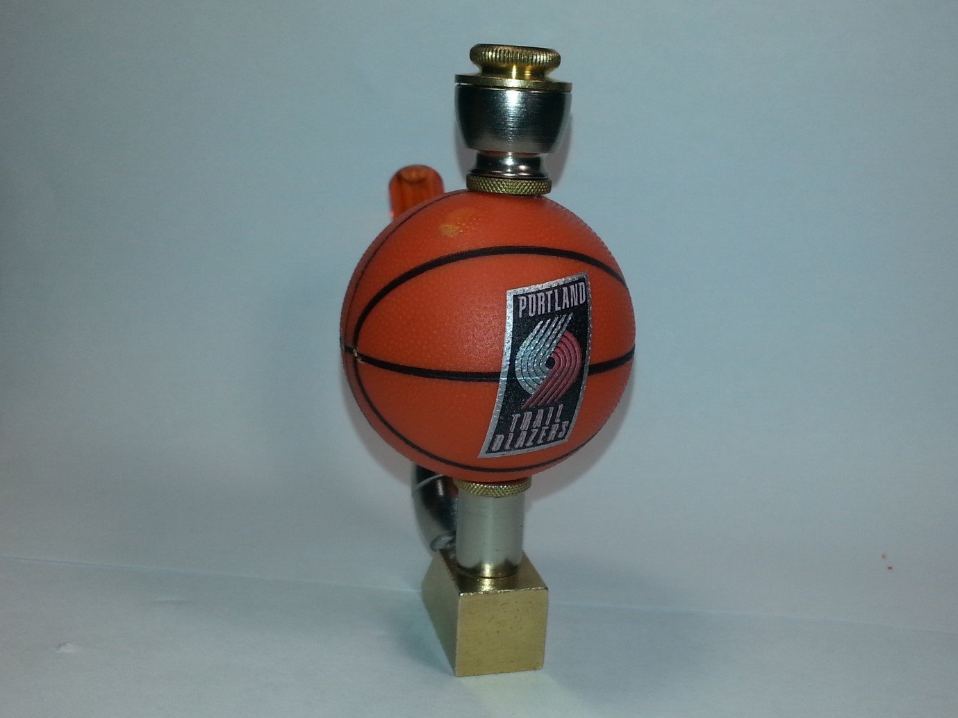 Portland Trail Blazers NBA Basketball Pipe Nickel/Brass Finish