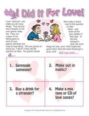 Valentine's Day Printable Games