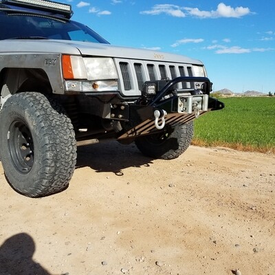 ZJ 93-98 Jeep Grand Cherokee ZJ Stubby Winch Bumper | DB Metalworx - 66 ...