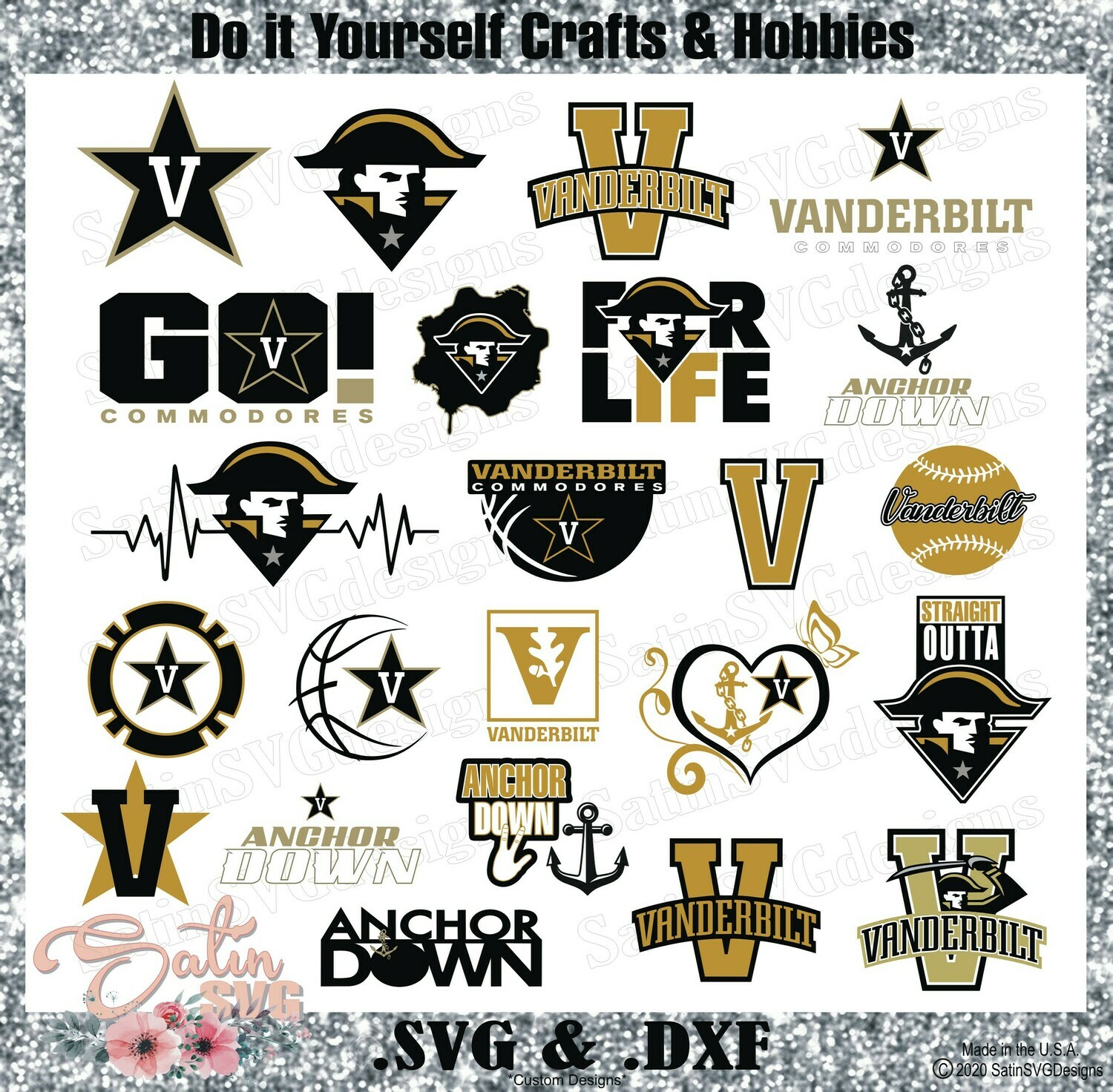 Vanderbilt Commodores, Vanderbilt University NEW Custom Zags Designs ...